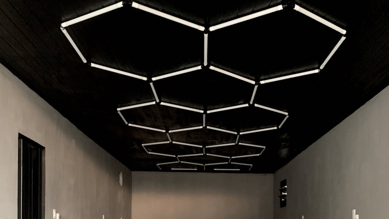 Como instalar iluminação tipo coméia lâmpada tubular - YouTube