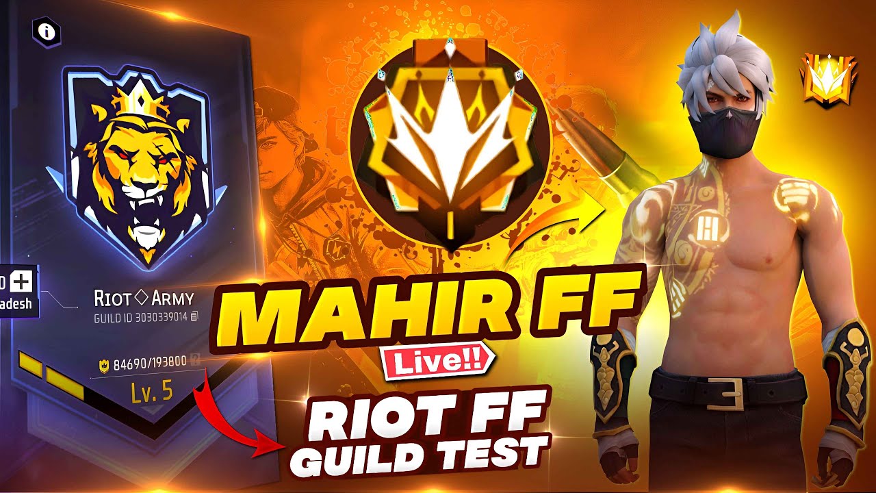 GO 200K 1VS1 RIOT FF GUILD TEST 🔥 #shorts #live #freefire - YouTube