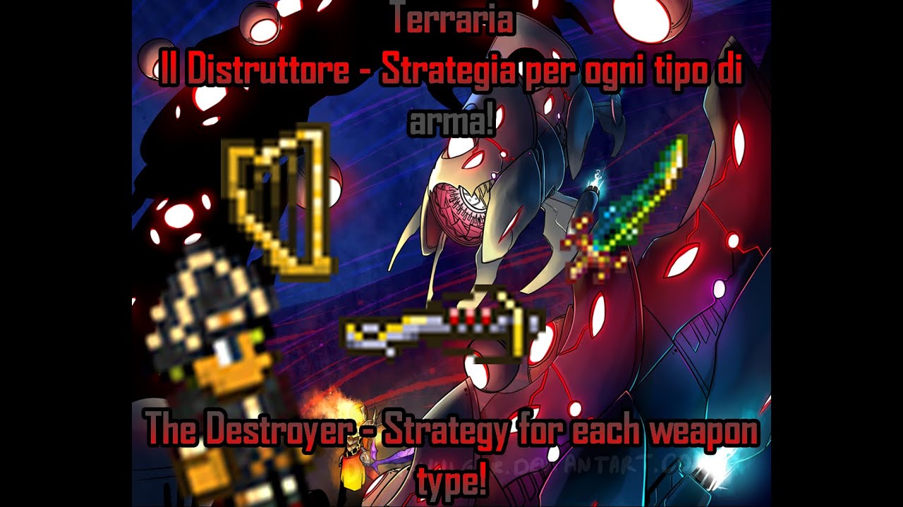 Terraria [ENG-ITA] How to defeat the Destroyer with Melee, Ranged or ...