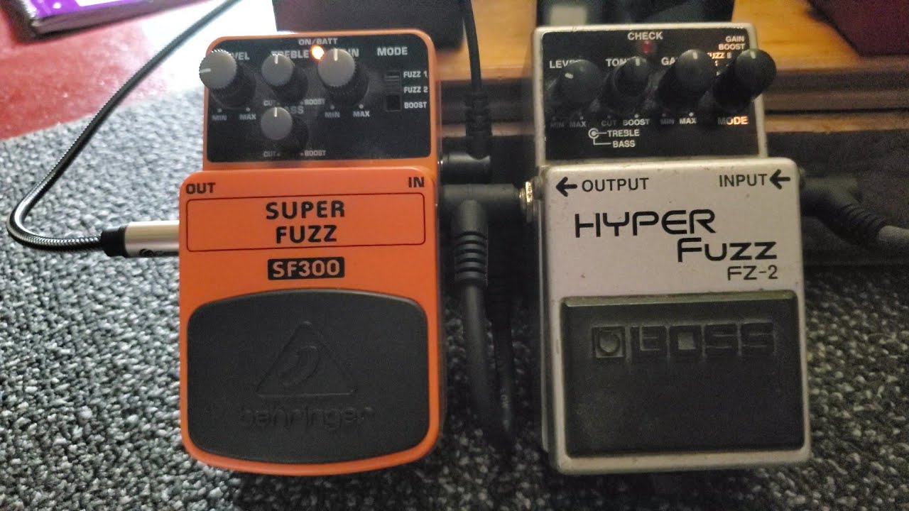 Boss FZ2 hyper fuzz Vs Behringer SF300 super fuzz (is it worth the ...