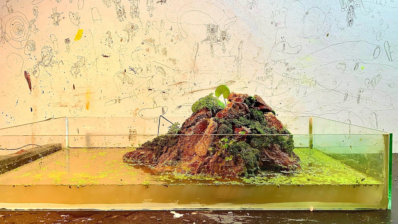 Make rocky mountains from construction stones - YouTube