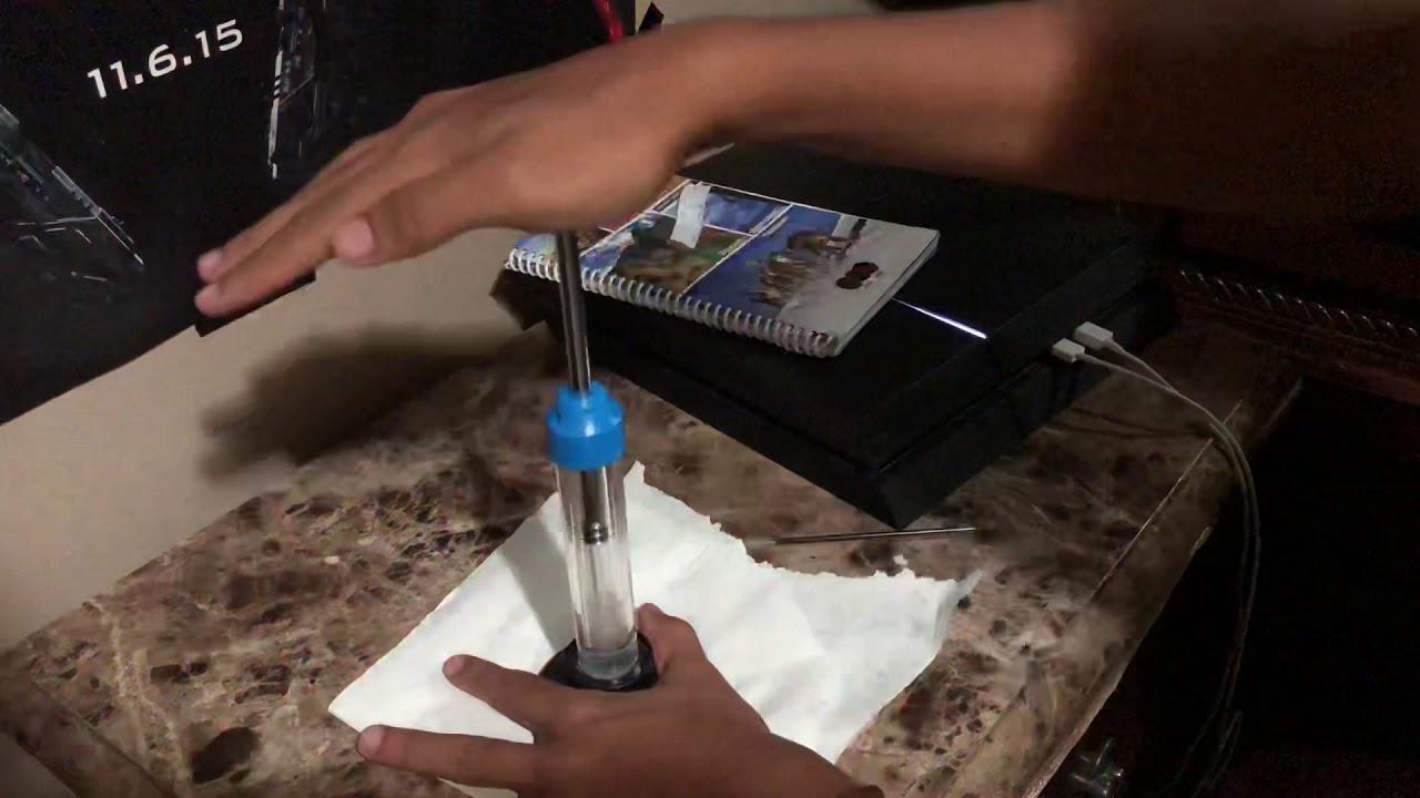 FIRE SYRINGE IN ACTION - YouTube