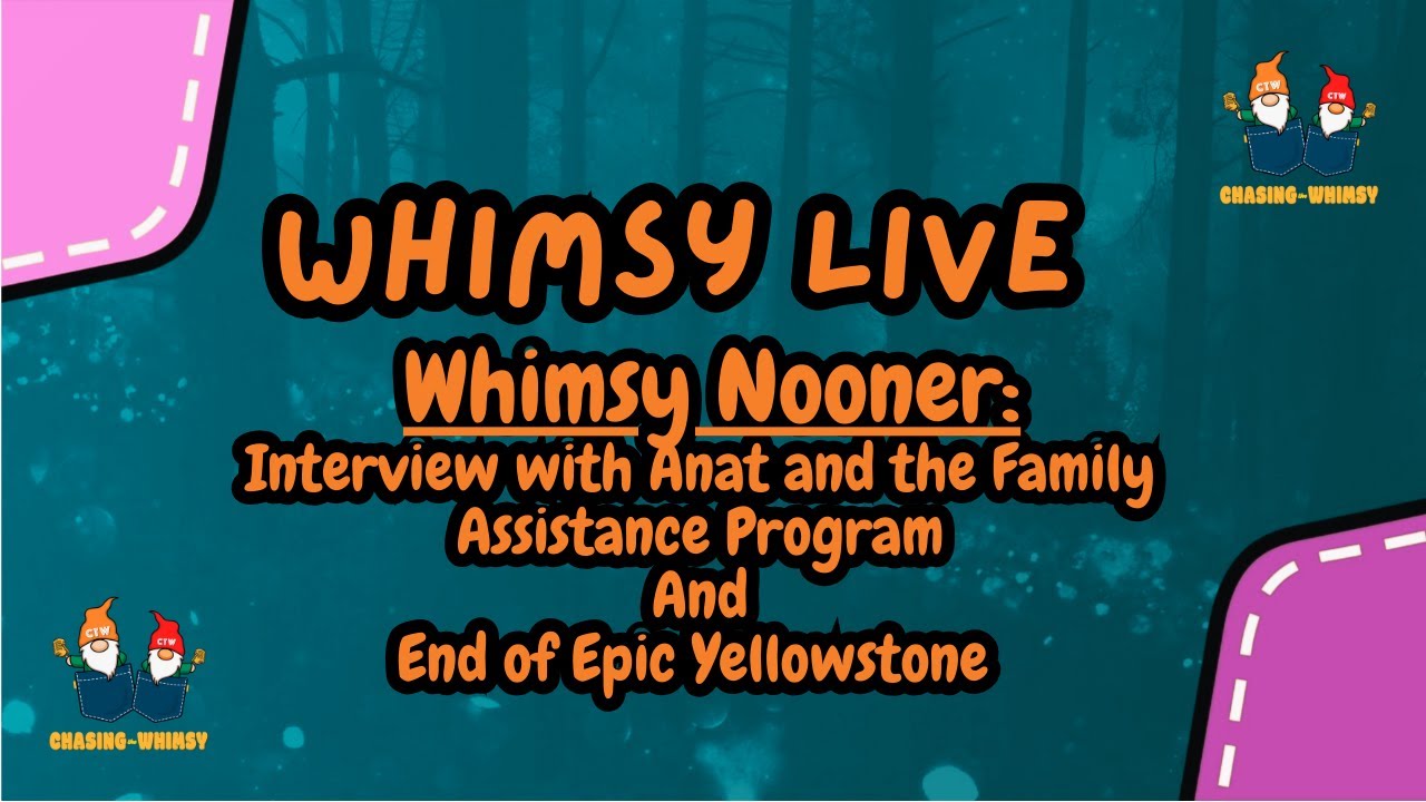 Whimsy Nooner's: Interview with Anat and Family Assistance Program ...