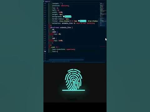 Fingerprint Loading Animation in CSS | Step-by-Step Tutorial - YouTube