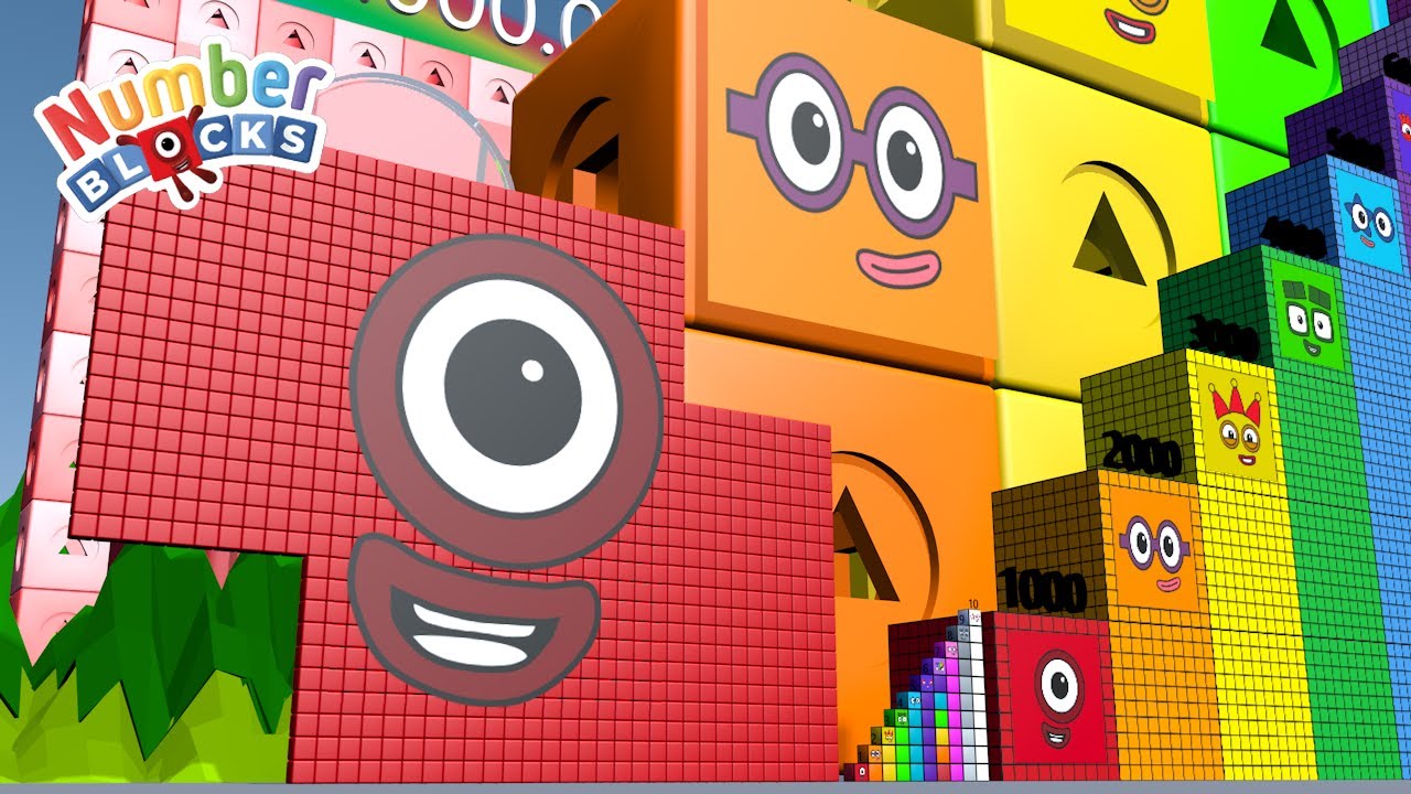 Numberblock Step Squad: Epic 1000 vs 20,000,000 Battle! 💥Count to 500,000,000 Song | Learn to ...