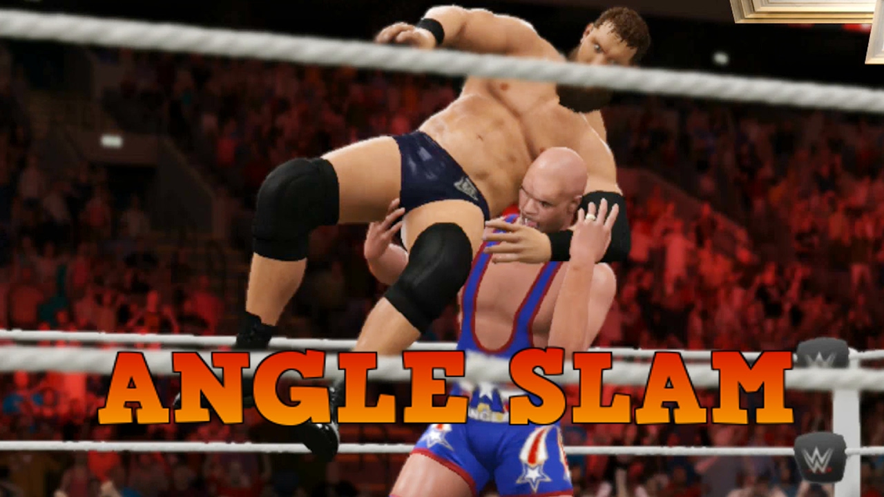 WWE 2K17 - KURT ANGLE SLAM COMPILATION! - YouTube