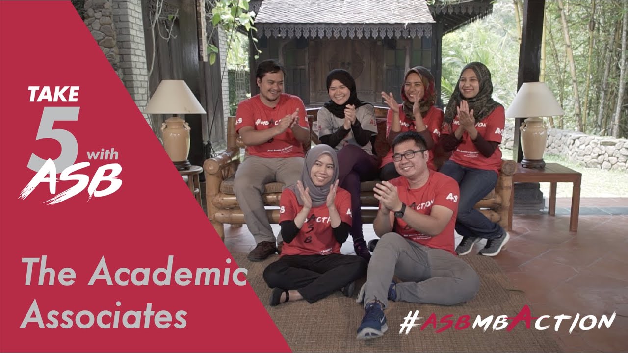 ASB Career | Take 5 with ASB: The Academic Associates | Asia School of ...