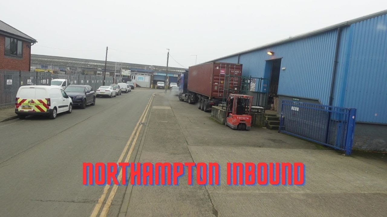 Northampton Inbound - HGV Container Truck Driving UK - YouTube