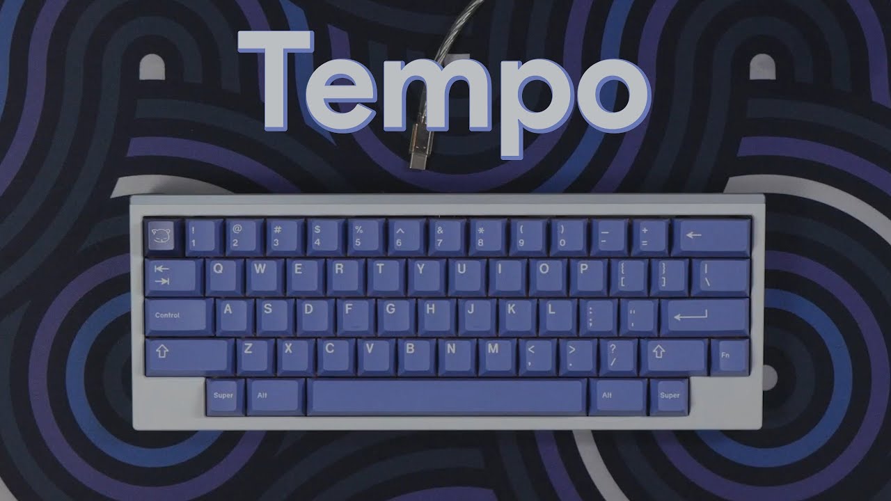 Mode Tempo Prototype Sound Test with CK x Haimu Pastel Peach Switches ...