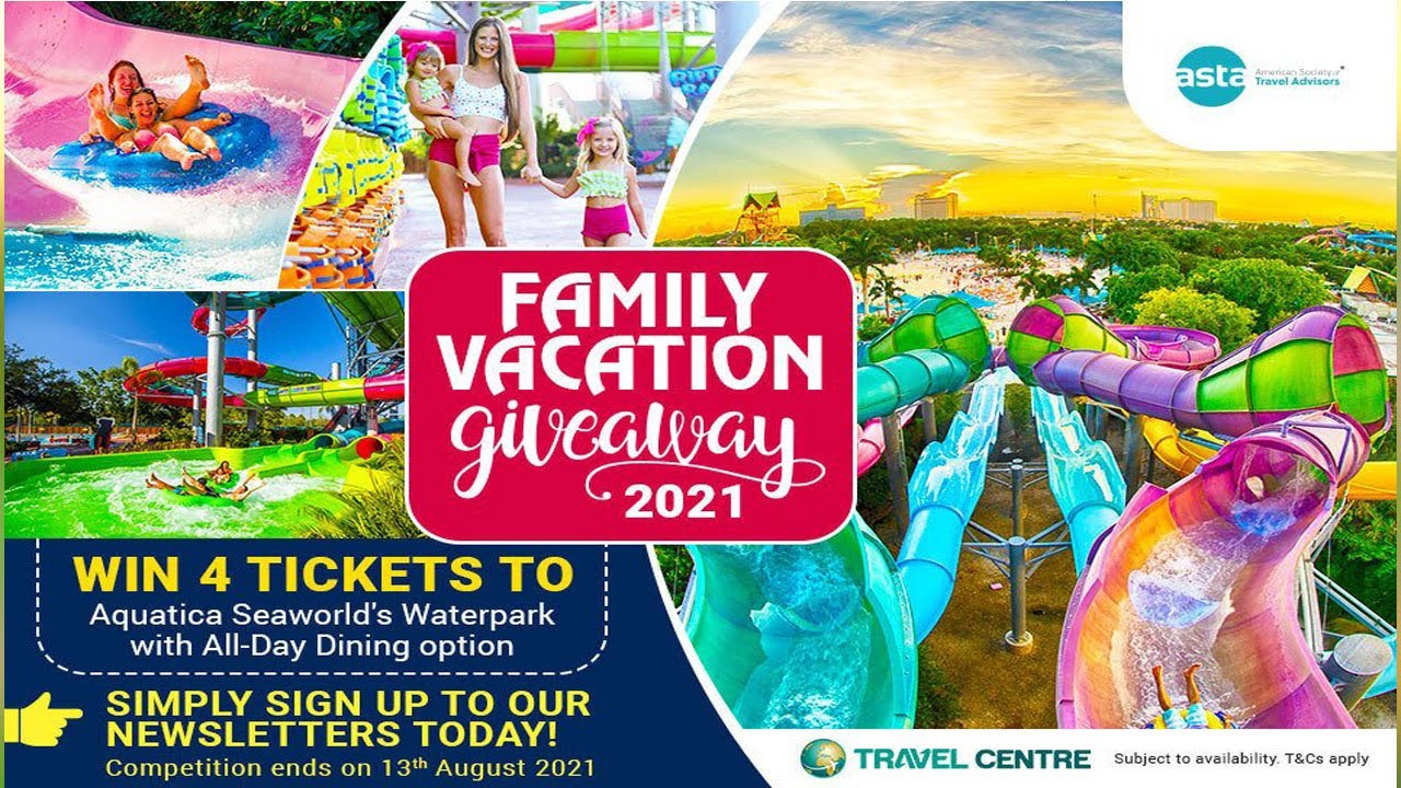 Family Vacation Giveaway | Travel Centre USA - YouTube