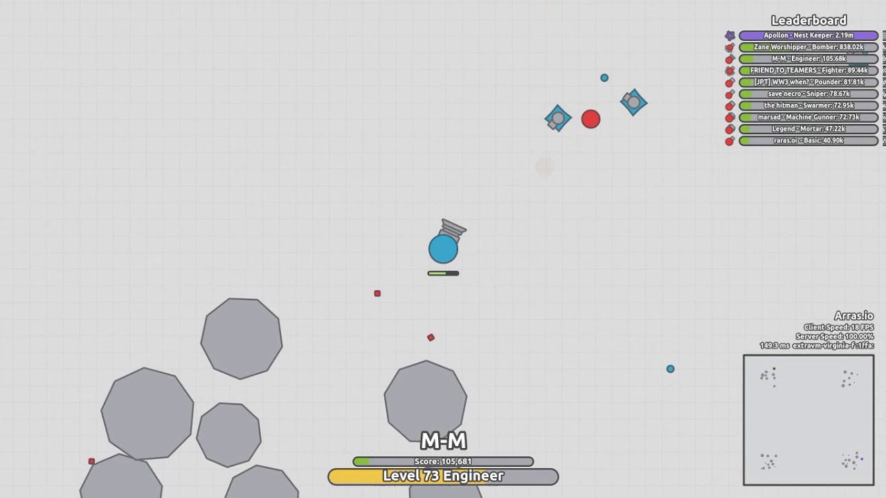 Arras.io Engineer Gameplay - YouTube