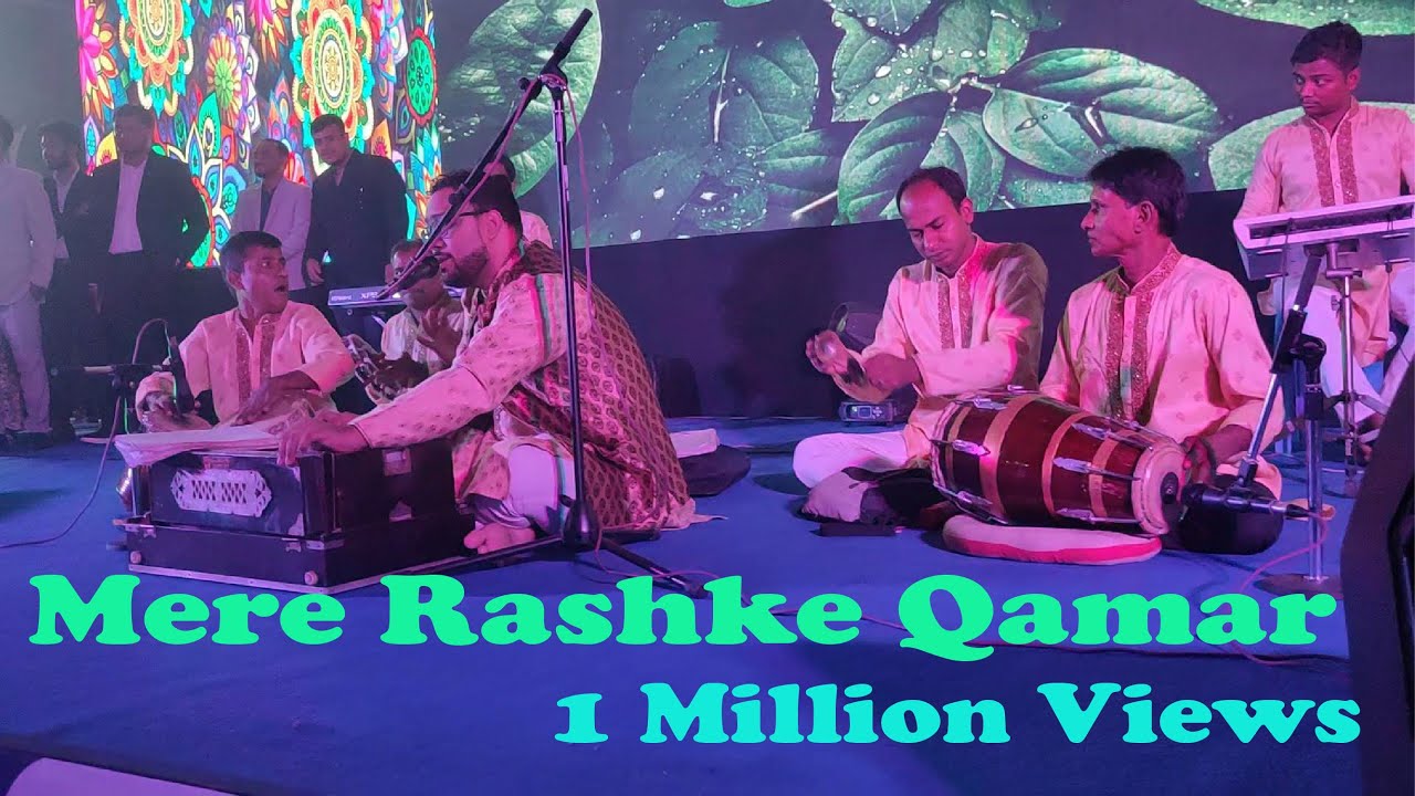 mere rashke qamar tune pehli nazar | sufi singer jeeshan | live ...