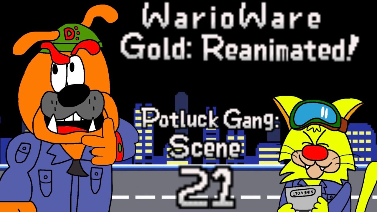 WarioWare Gold Reanimated Again (POTLUCK GANG SCENE 21) - YouTube