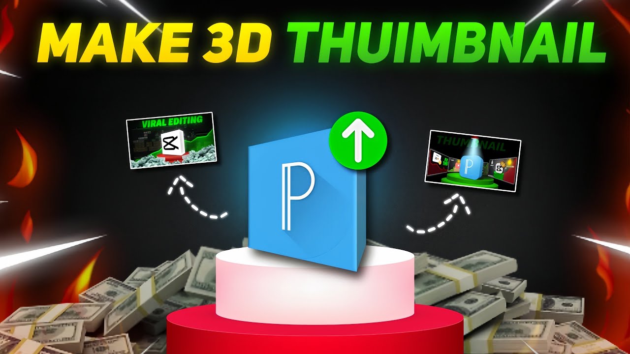 Secrets to Creating 🔥 Viral 3D Capcut Logo Thumbnails! - YouTube