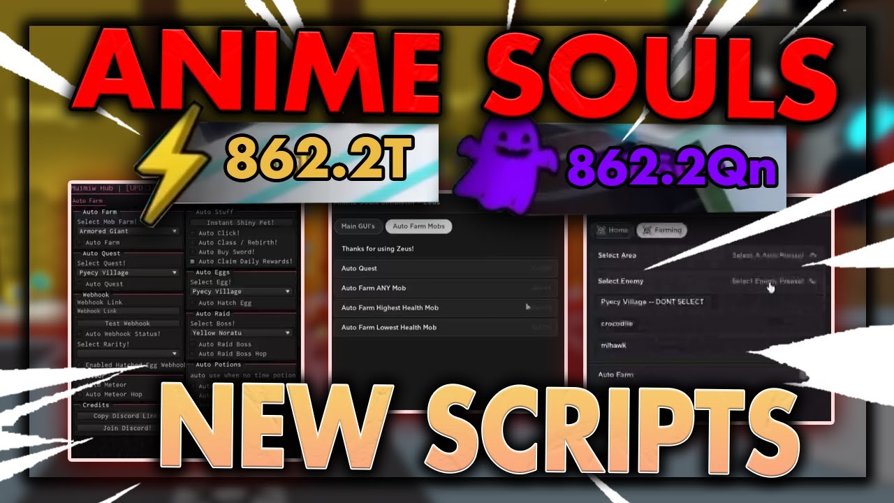Roblox Anime Souls Simulator Script Auto Farm | The Best Auto Farm ...