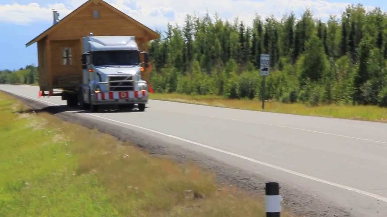 Cabin delivery - YouTube