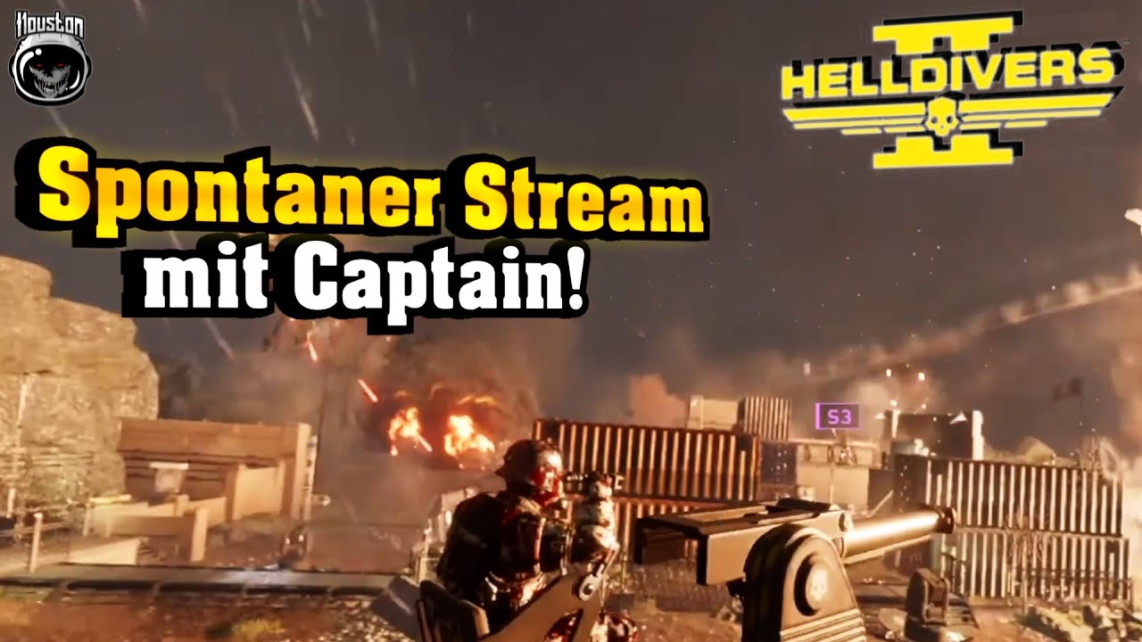 Spontaner Stream mit Captain! | Helldivers 2 - YouTube