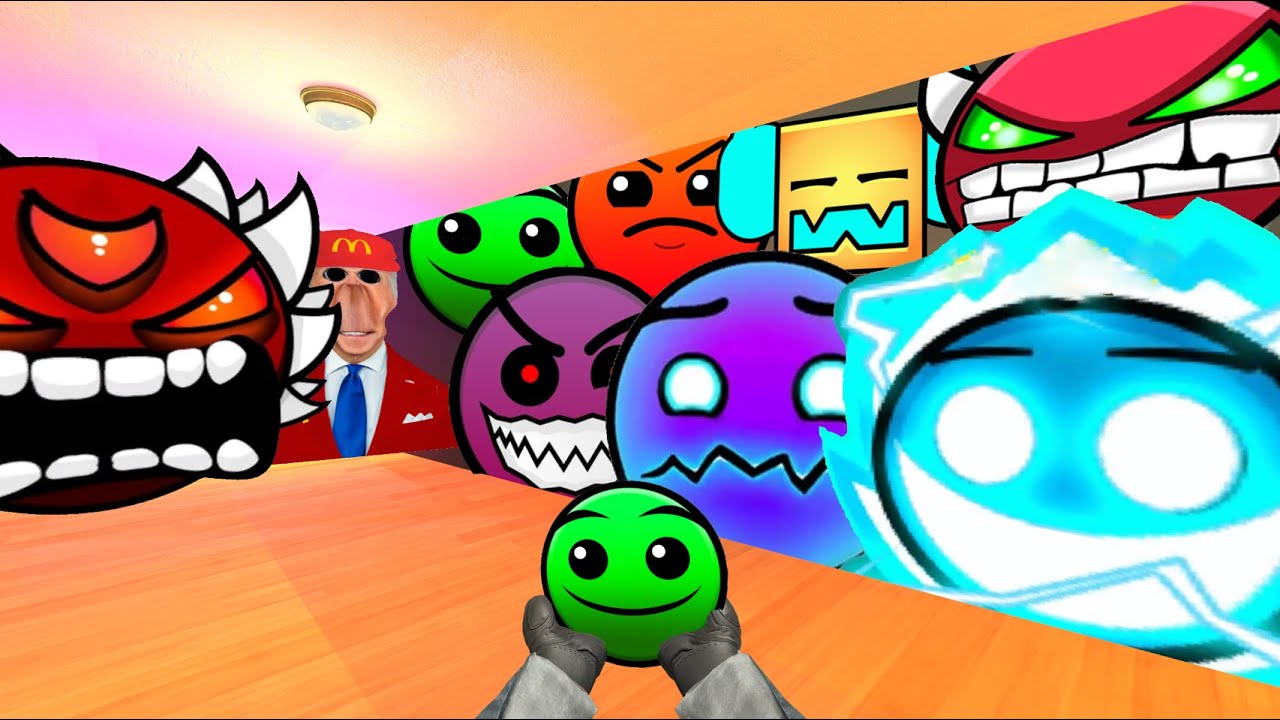 Saving Baby GreenFace From Geometry Dash Emoji, Lobotomy Dash And ...