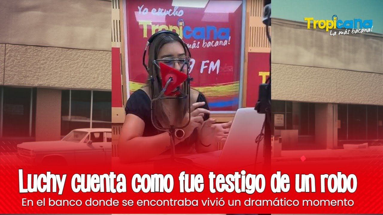 Así robaron el banco donde estaba Luchy Dj - YouTube