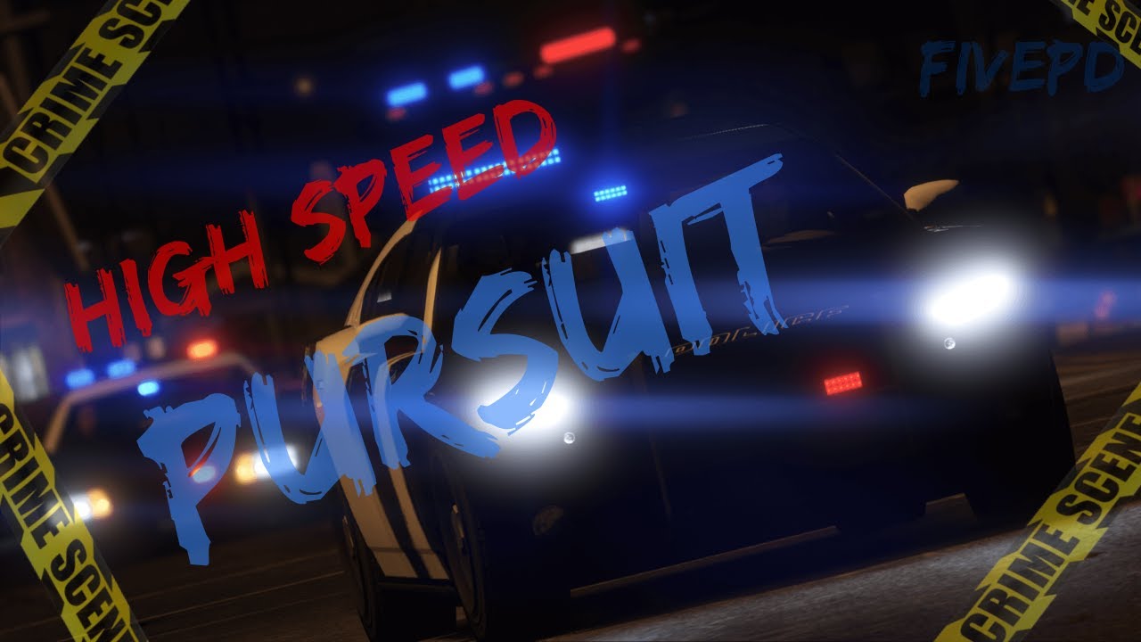 High Speed Pursuit | FIVEPD |GTA 5 MODS| #lspd (No Commentary) - YouTube