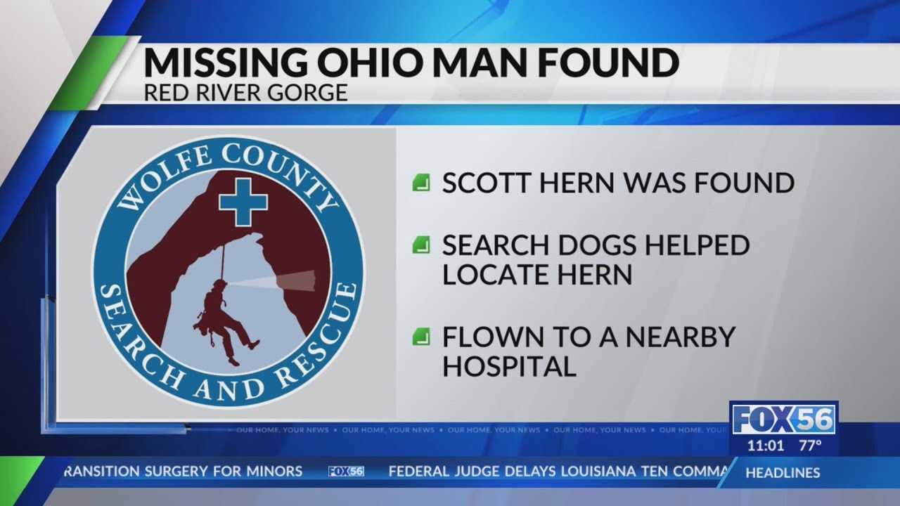 Wolfe County crews 'amazed': Missing Ohio man found alive - YouTube