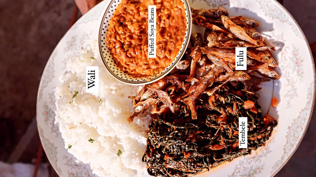 MLO KAMILI: Wali,Puffed Soya Beans,Tembele na Fulu - YouTube