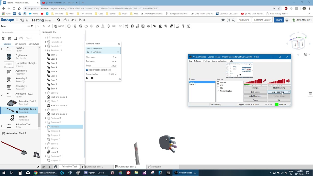 Onshape Hand Test 2 - YouTube