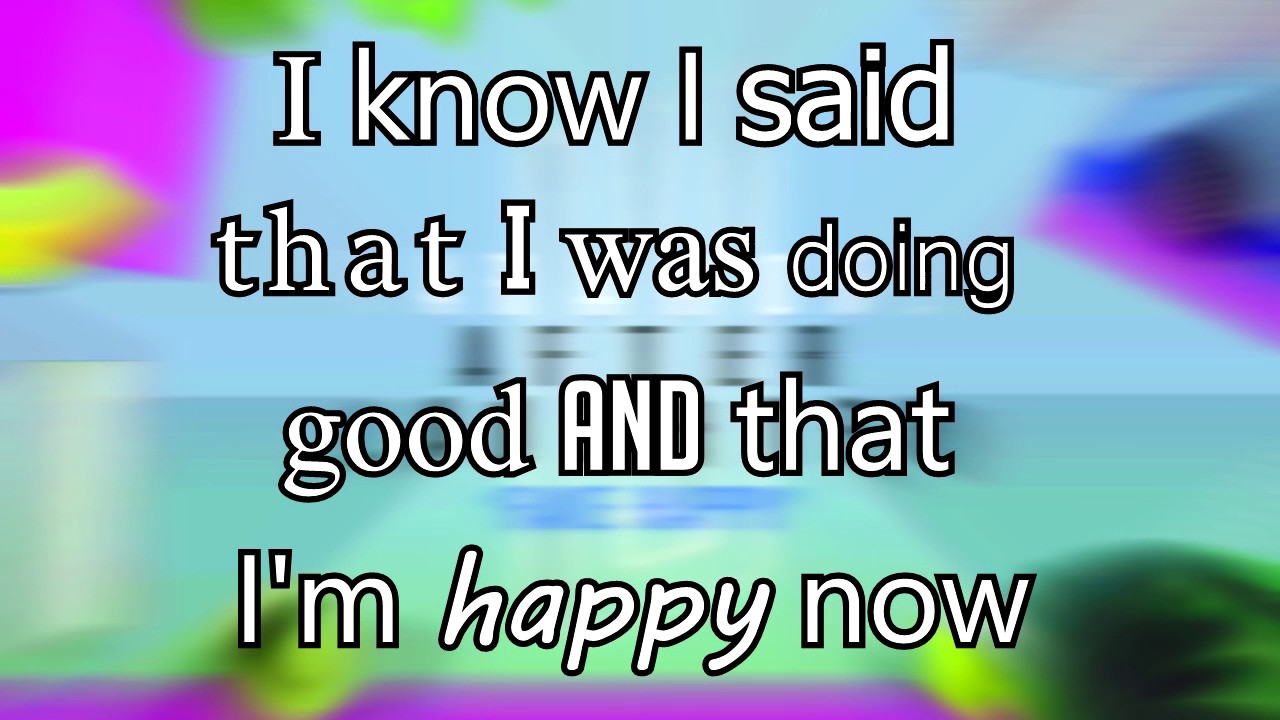 Paramore - Fake Happy (Lyrics to sing) - YouTube