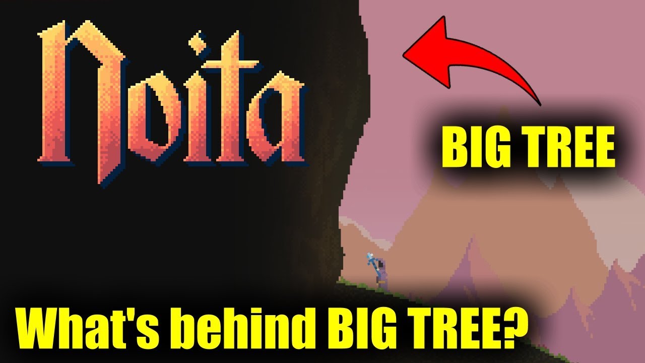 What's behind BIG TREE in Noita? - YouTube