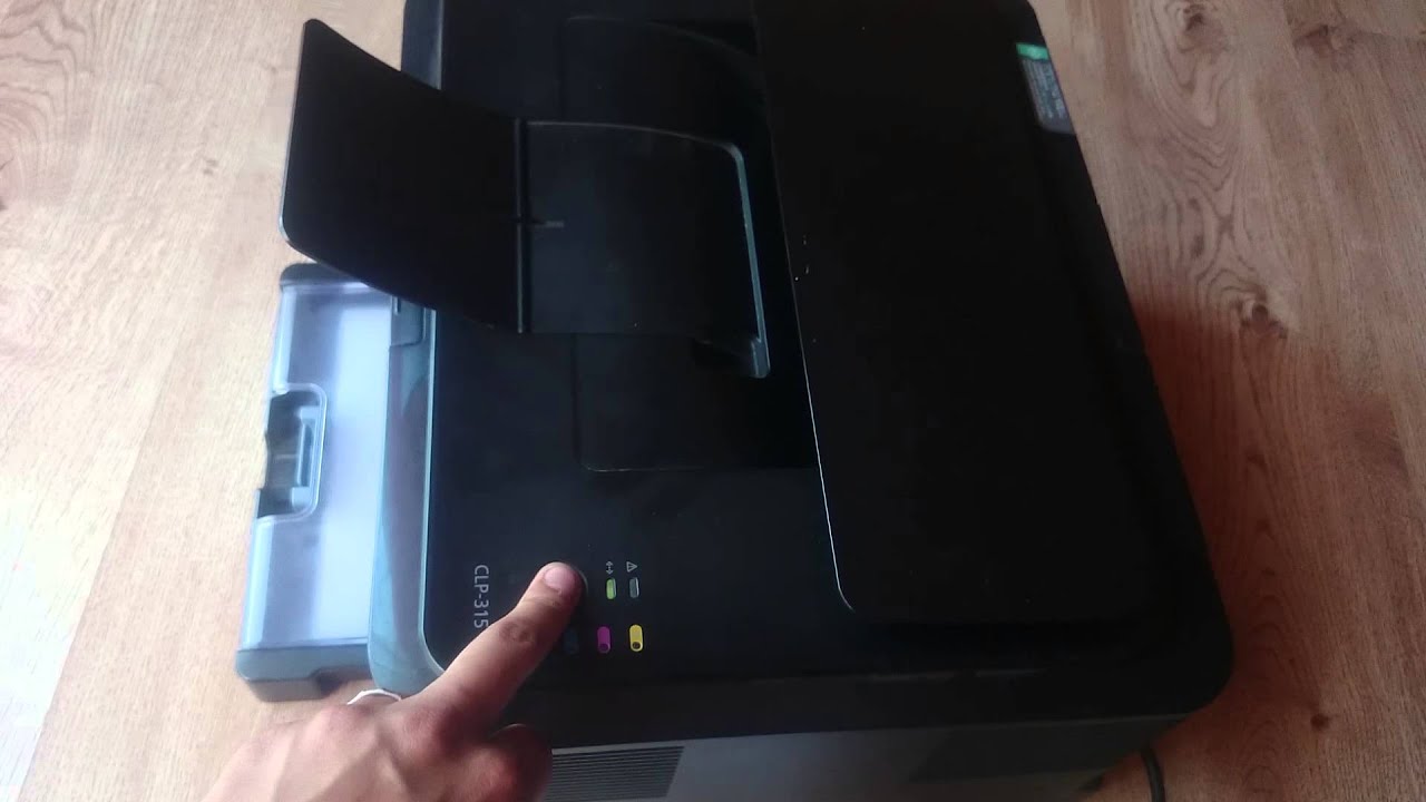 drukarka laserowa samsung clp 315 - YouTube