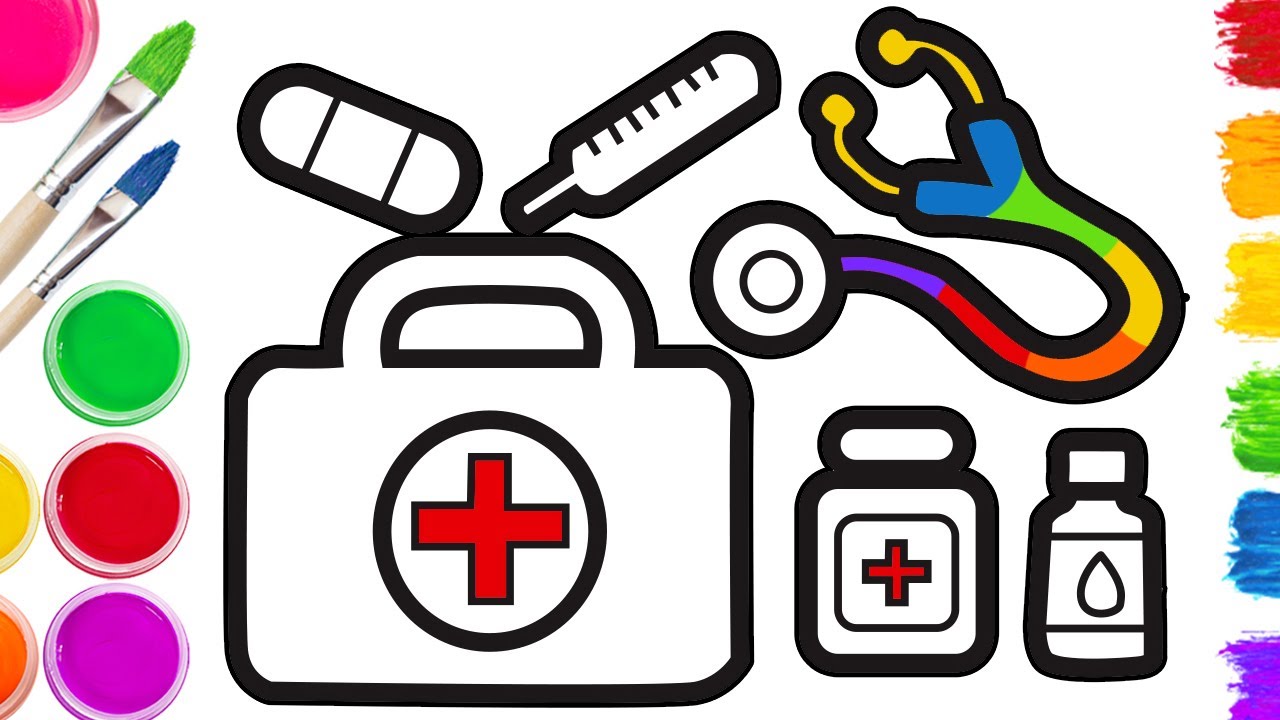 💊🩺How to Draw Medical Kit | Easy Step By Step Tutorial - YouTube