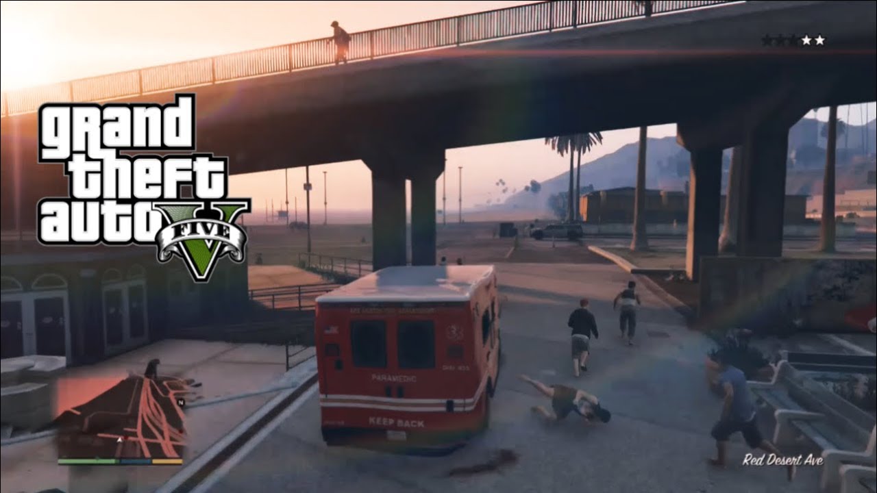 GTA 5 Running over People Part 3 - YouTube