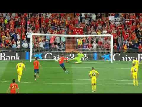 Spain vs Sweeden 1-0 Sergio Ramos amazing Penalty kick