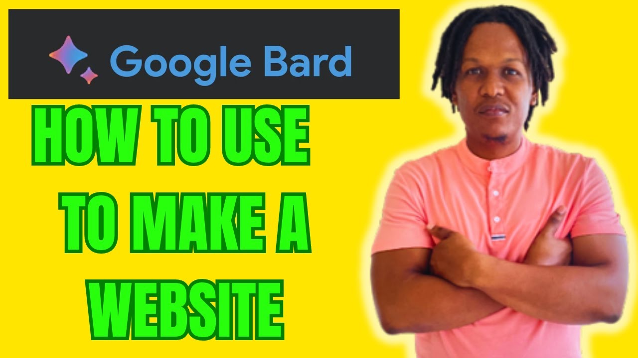 HOW TO USE GOOGLE BARD TO MAKE A WEBSITE 2024 - YouTube