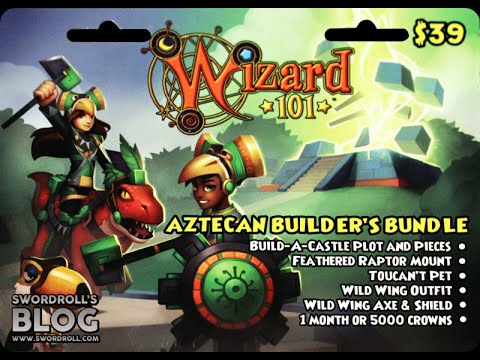 Wizard101 Aztecan Builder's Bundle -- New at Gamestop! - YouTube
