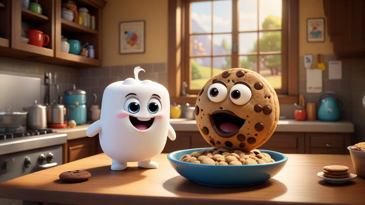 The Sneaky Marshmallow That Hid 🍡🕵‍♂ | Marshmallow Story for Kids ...