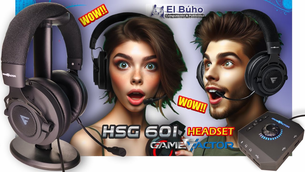 Headset Game Factor HSG601: ¡¿El Sonido que Todo Gamer Necesita ...