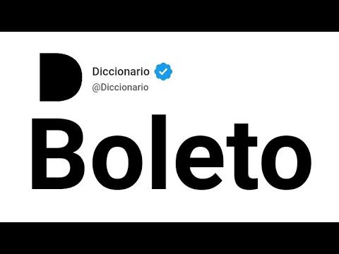 Boleto Significado En Español - YouTube