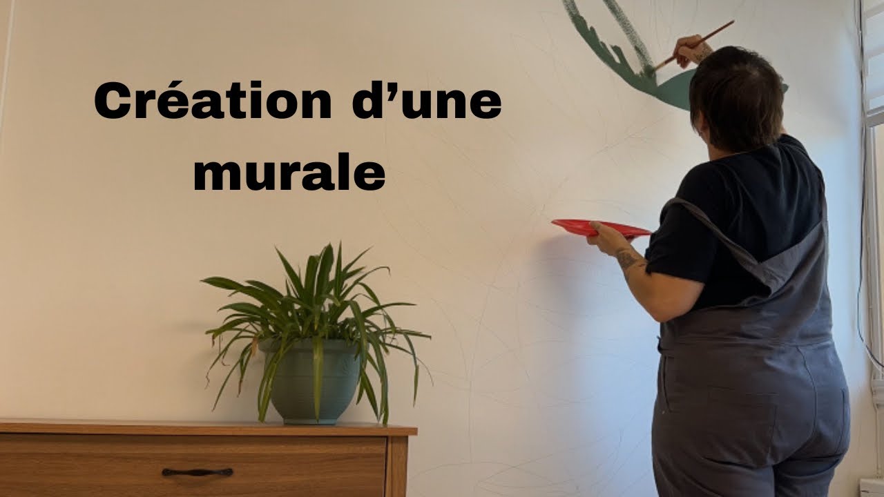 Création d’une murale hommage - YouTube
