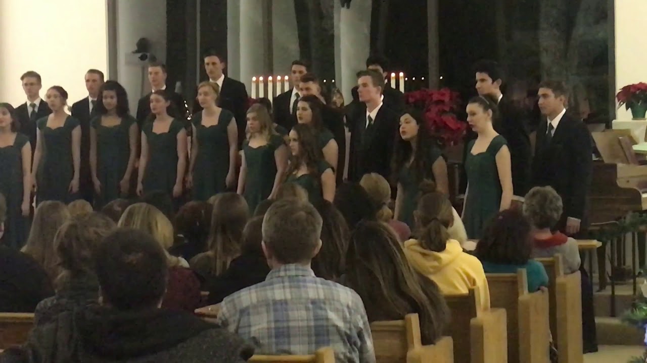 Bonita High Chambers Singers at Methodist Church - YouTube
