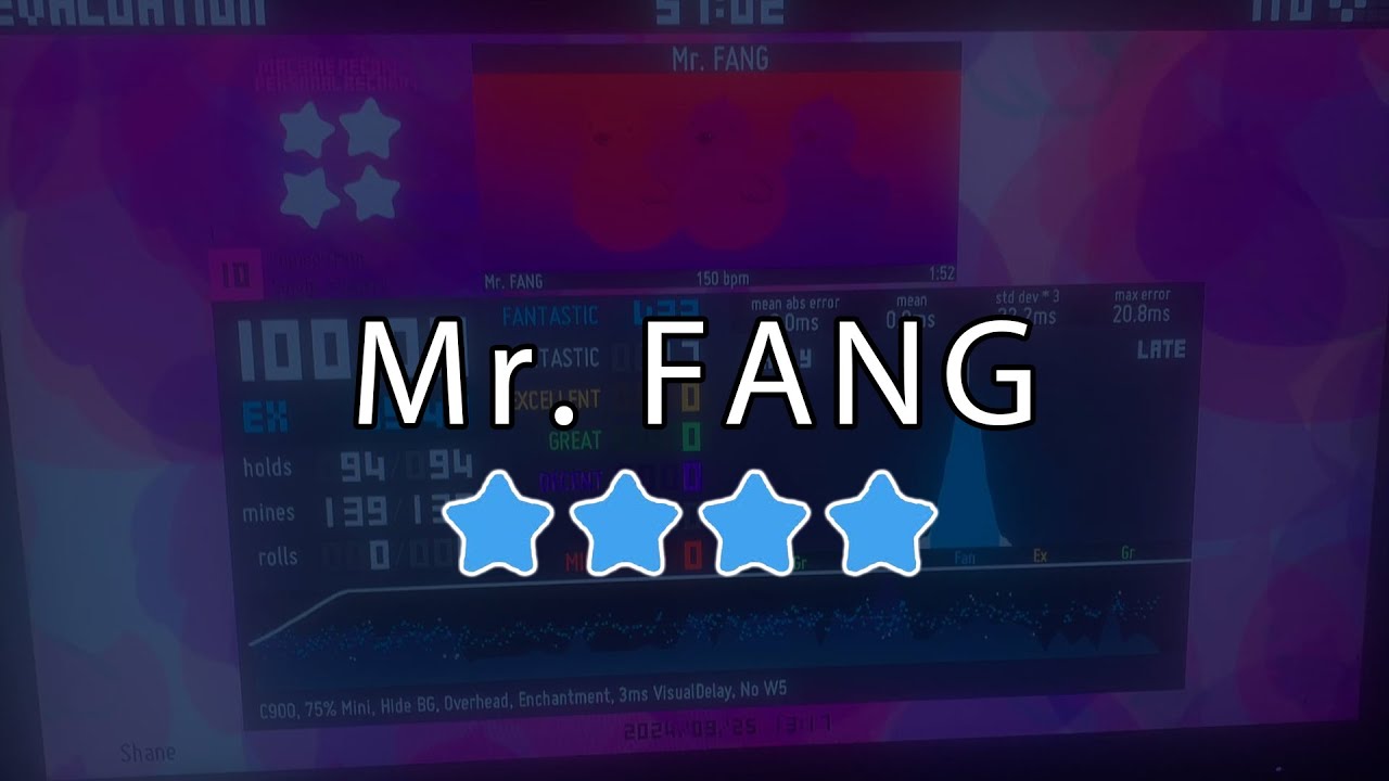 Shane - Mr. FANG (10) - In The Groove 2 - 100% (17w) - YouTube