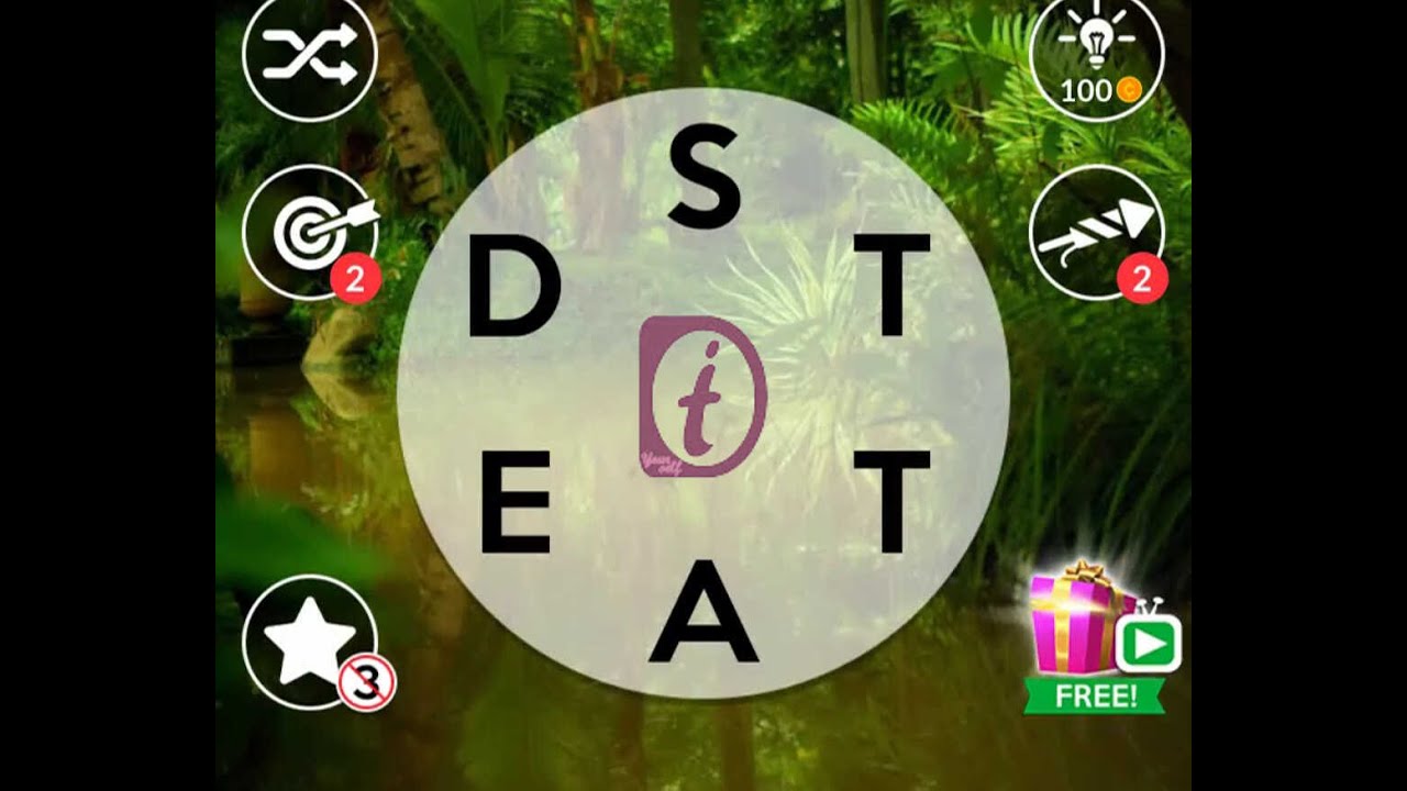 0720 Wordscapes Jungle Green Level 720 - YouTube