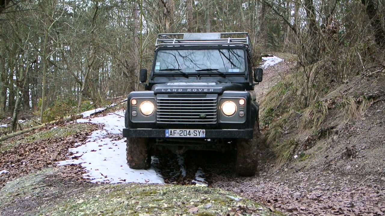Land Rover Defender 110 snow (51) 26/03/13 - YouTube