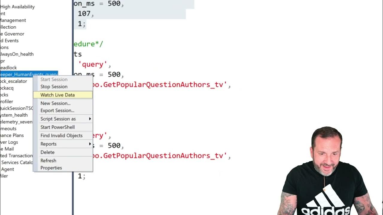 Profiling Query Performance In SQL Server With Extended Events The Easy Way - YouTube