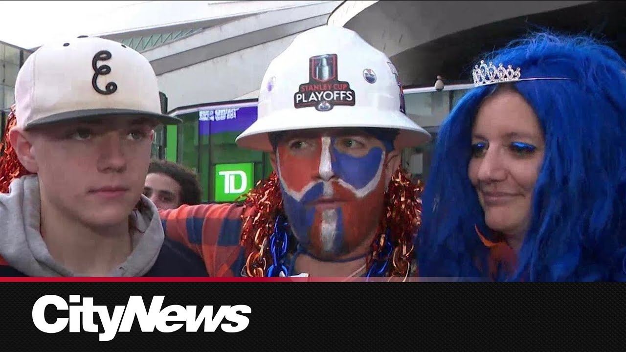 Oilers fans react to Stanley Cup loss to Florida Panthers - YouTube