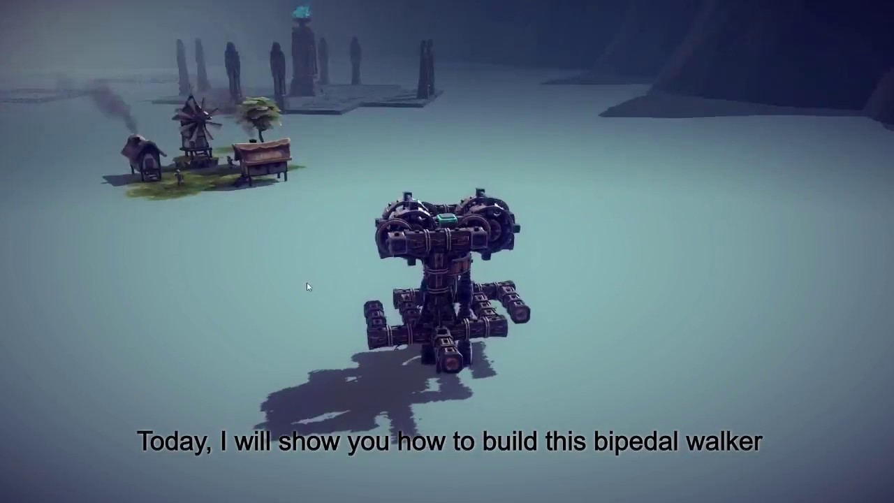 Besiege - How to Build a Bipedal Walker (Without Mods) - YouTube
