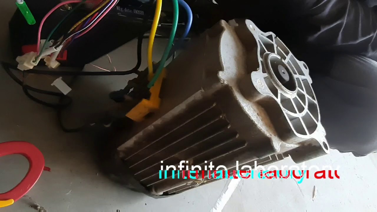 Datai BLDC 4000 Watt (4KW) motor testing at no-load - YouTube