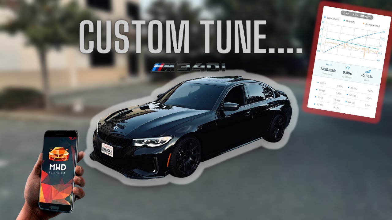 MY *M340I BMW* FINALLY GETS A CUSTOM TUNE *OVER 500+WHP* (MHD) - YouTube
