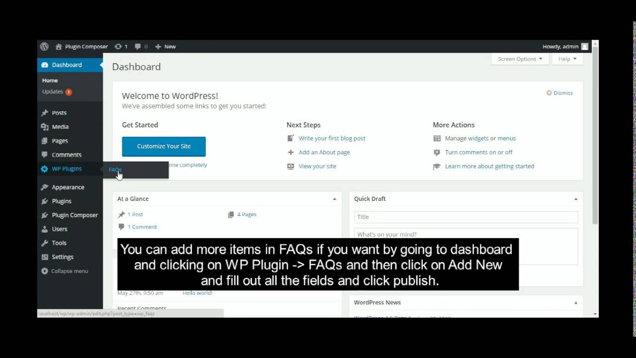 Plugin Composer - How to Place Shortcode - YouTube