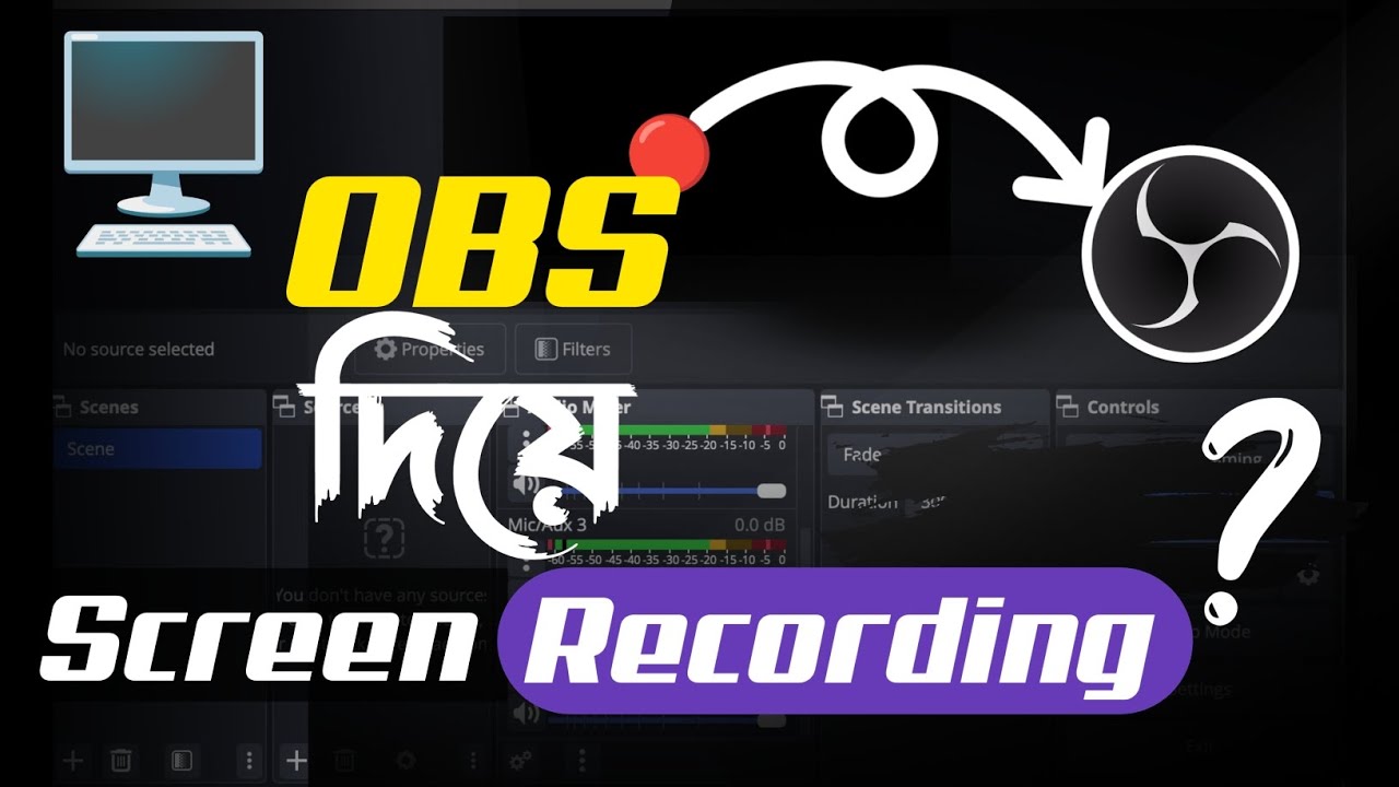 How to Screen Record Easily with OBS Studio on Computer - YouTube